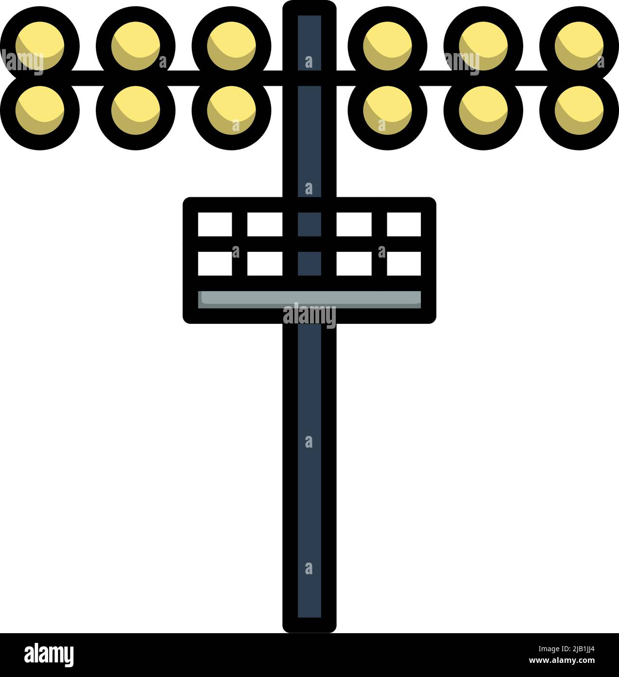 Football Stadium Lights Clipart