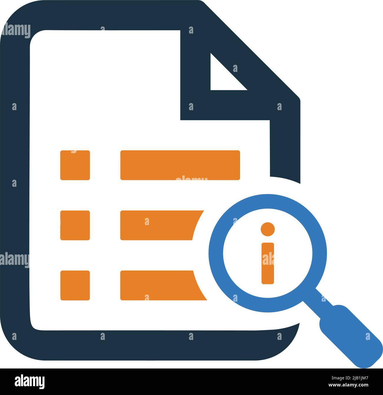 Information, search icon. Simple vector illustration isolated on a ...