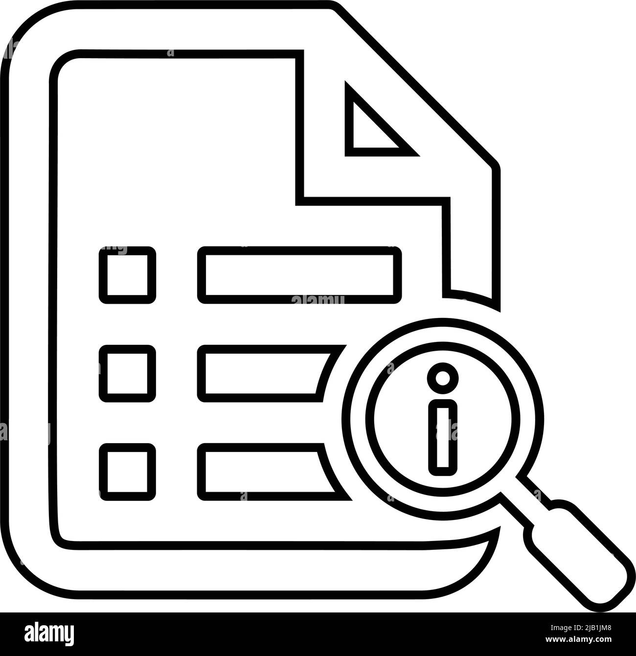 Information, search icon. Simple vector illustration isolated on a ...