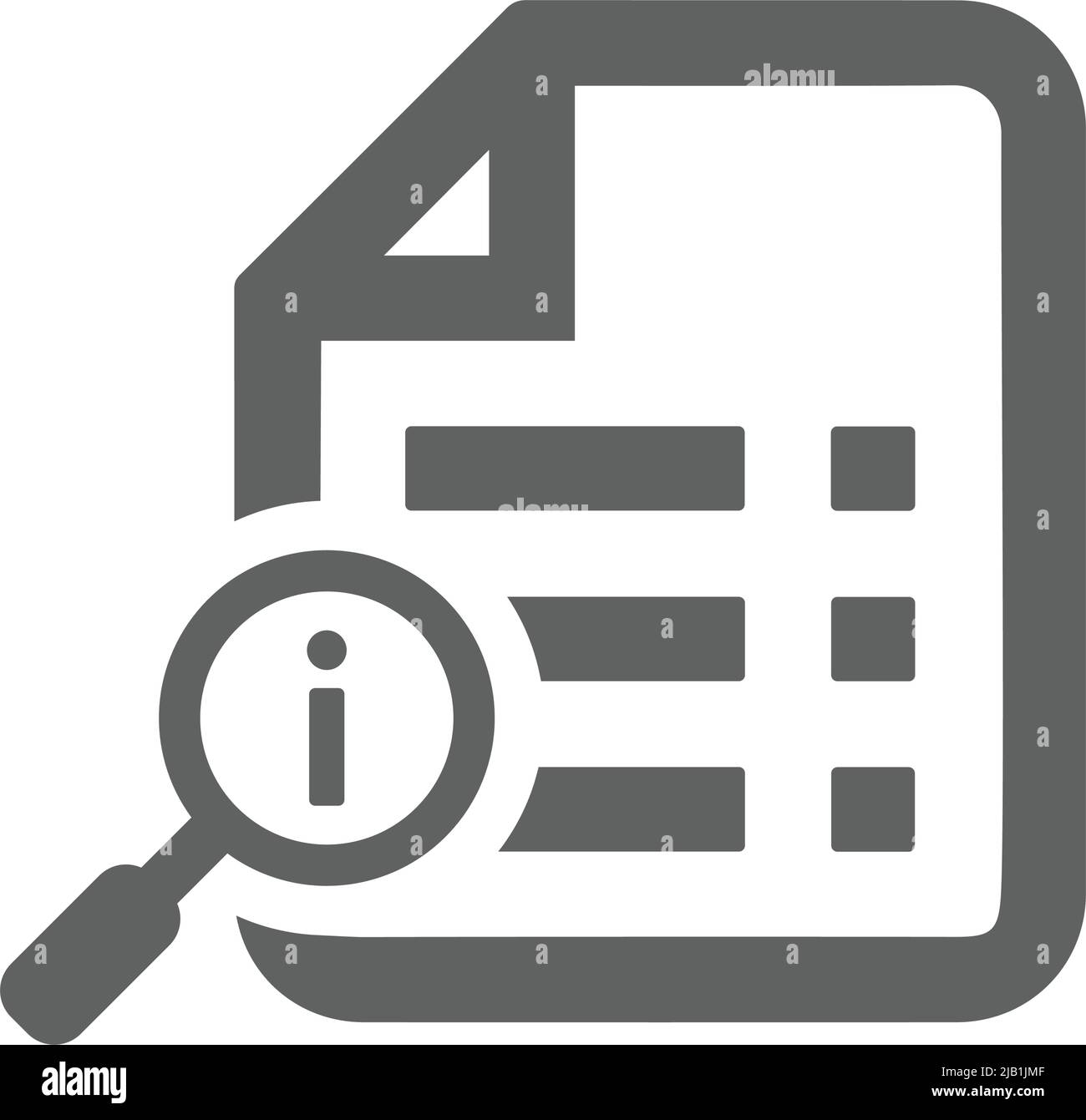 Information, search icon. Simple vector illustration isolated on a ...