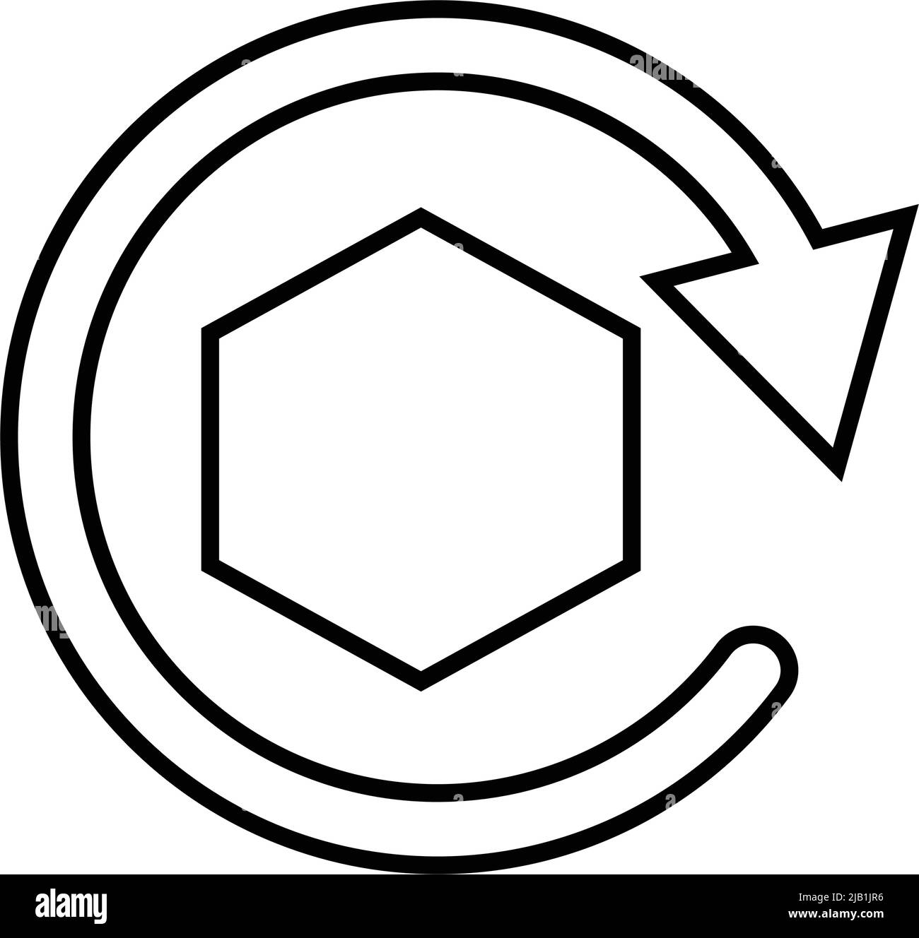 Recycling, refresh, big data icon. Simple vector illustration isolated ...