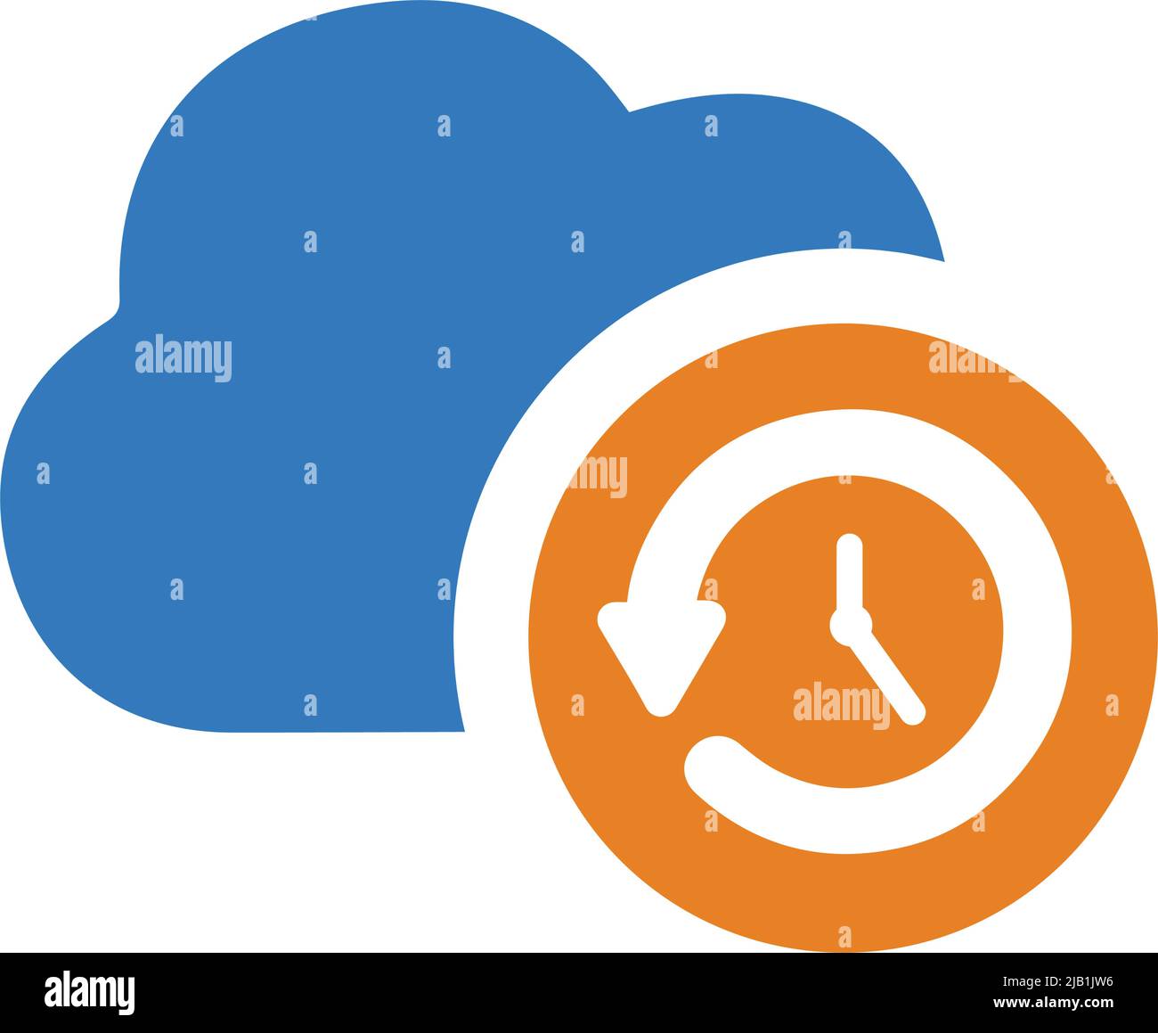 Backup, cloud, time machine icon. Using in print, web, design projects ...