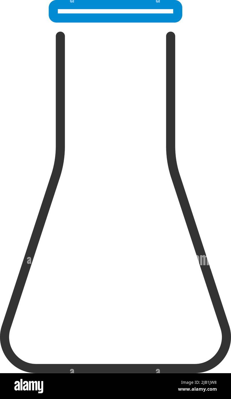 Chemical Bulbs Icon. Editable Bold Outline With Color Fill Design ...