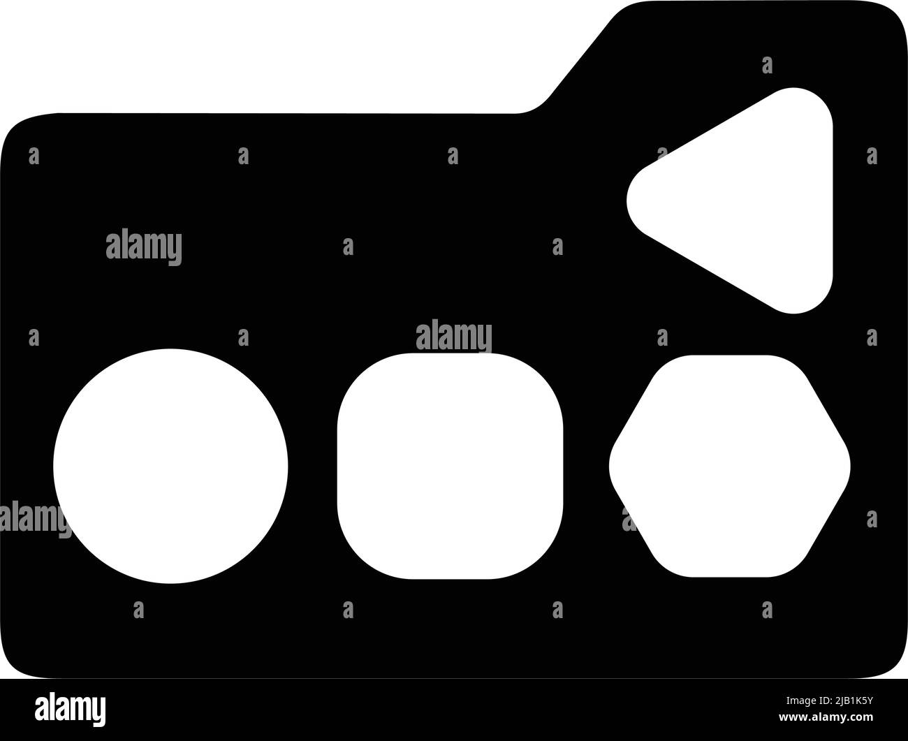 Data file, unstructured data icon. Well organized simple vector and ...