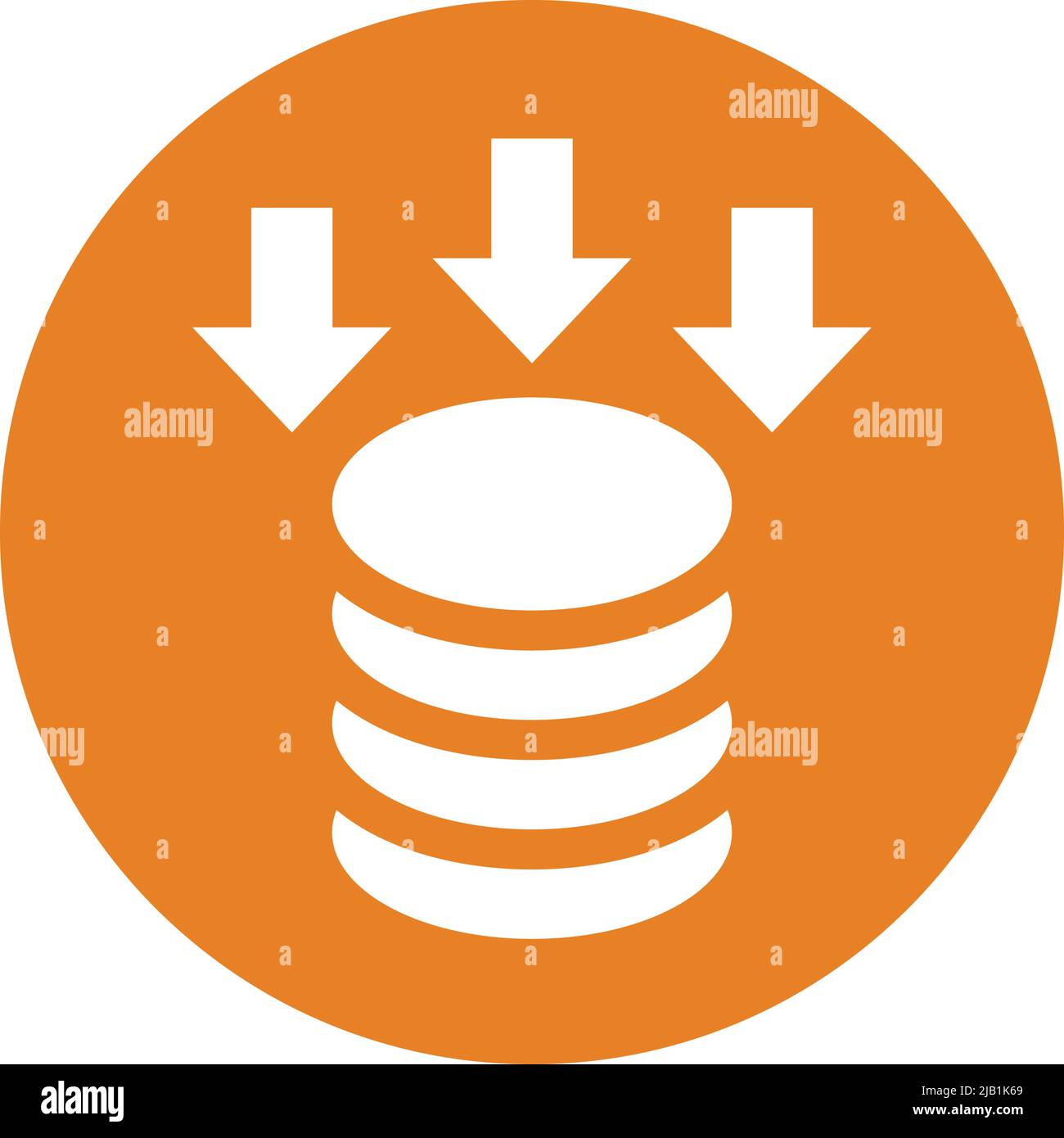 Database, storage, data storage icon. Well organized simple vector and ...