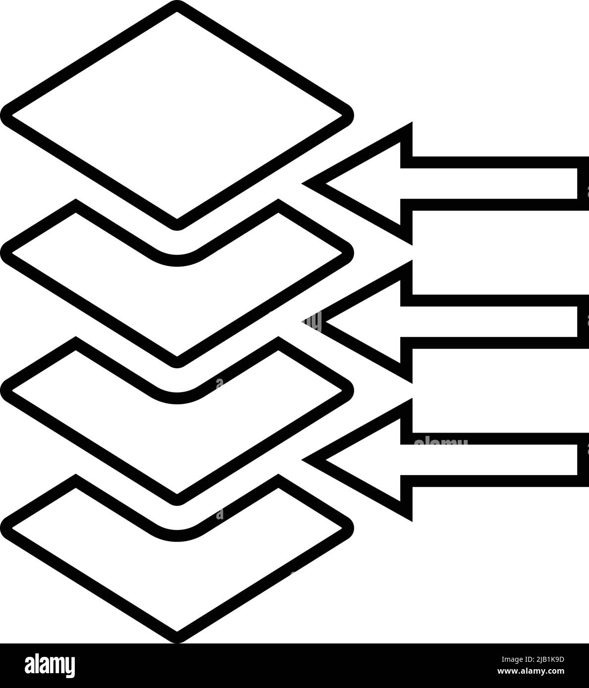 Cdn, layers, big data icon. Editable Vector EPS. Meticulously design ...