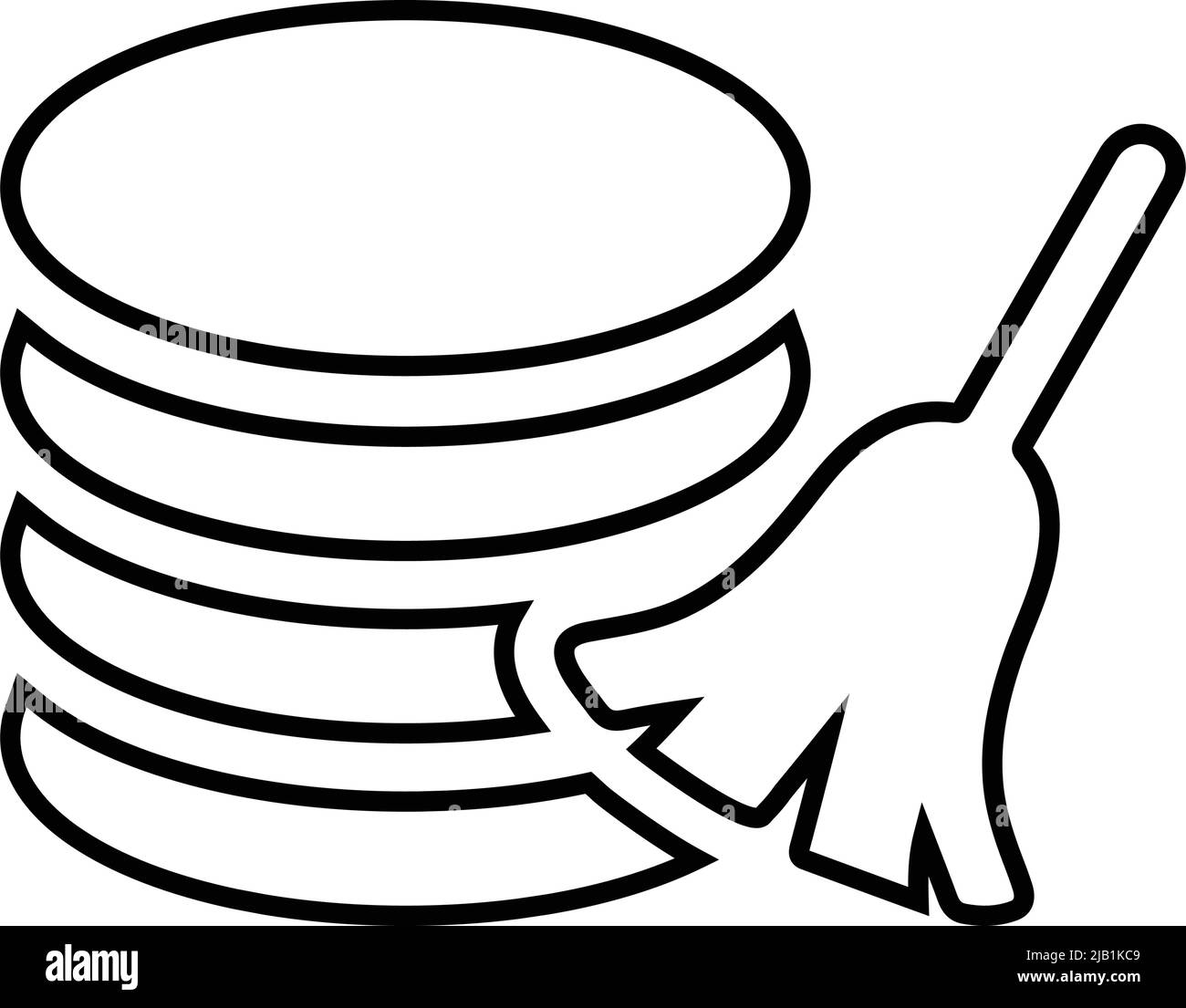 Clean, cleansing, server icon. Editable Vector EPS. Meticulously design ...