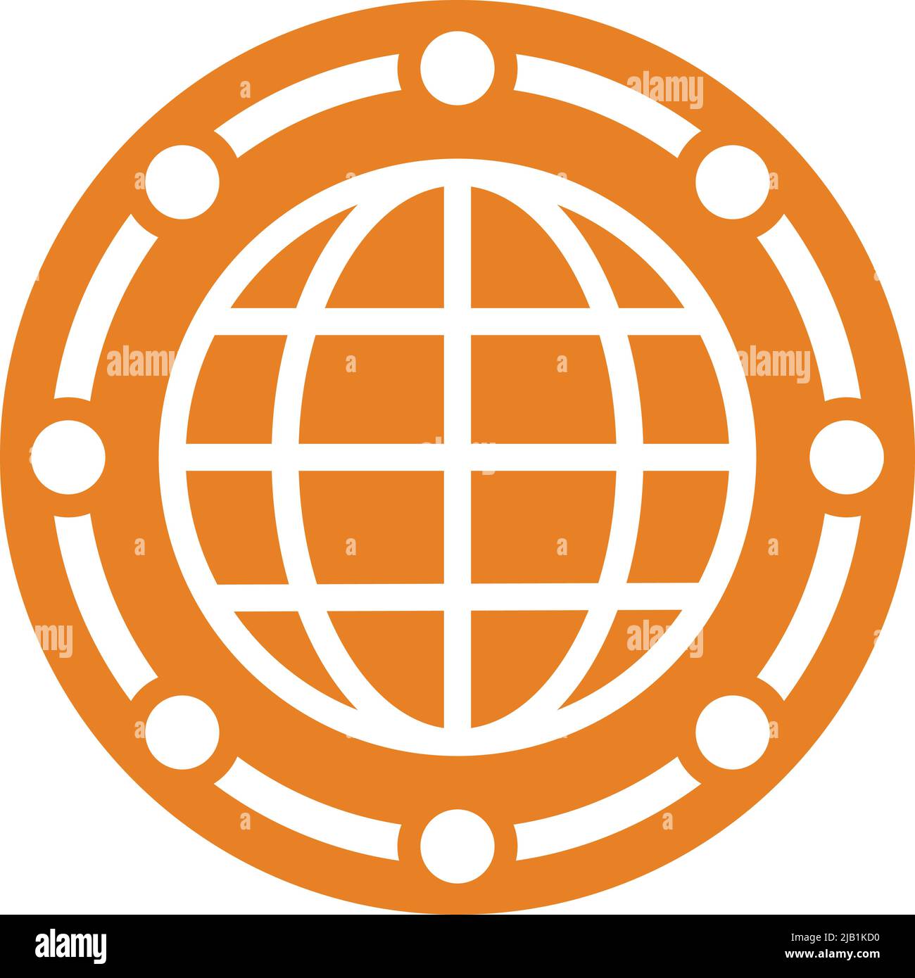 Global, big data icon. Well organized simple vector and meticulously ...