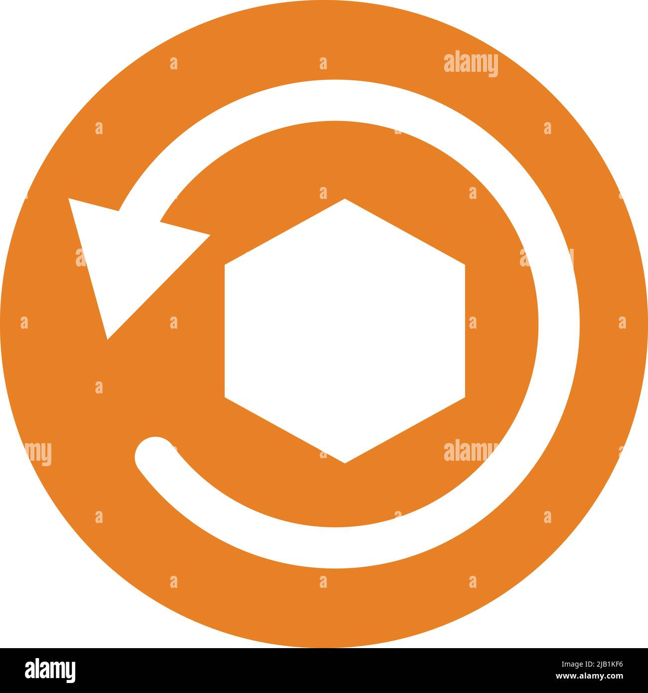 Recycling, refresh, big data icon. Simple vector illustration isolated ...