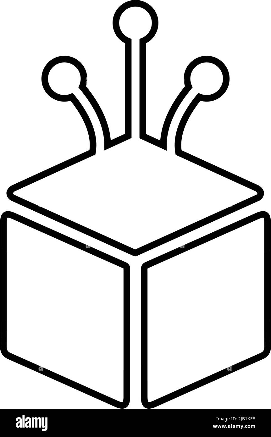 Stack, storage, big data icon. Simple vector illustration isolated on a ...