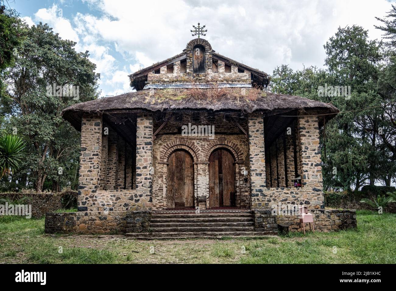 Debre Birhan Selassie Church, Gondar, Ethiopia, Africa Stock Photo - Alamy