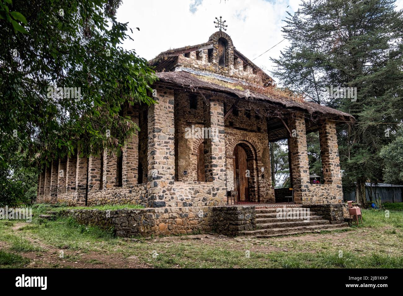 Debre Birhan Selassie Church, Gondar, Ethiopia, Africa Stock Photo - Alamy
