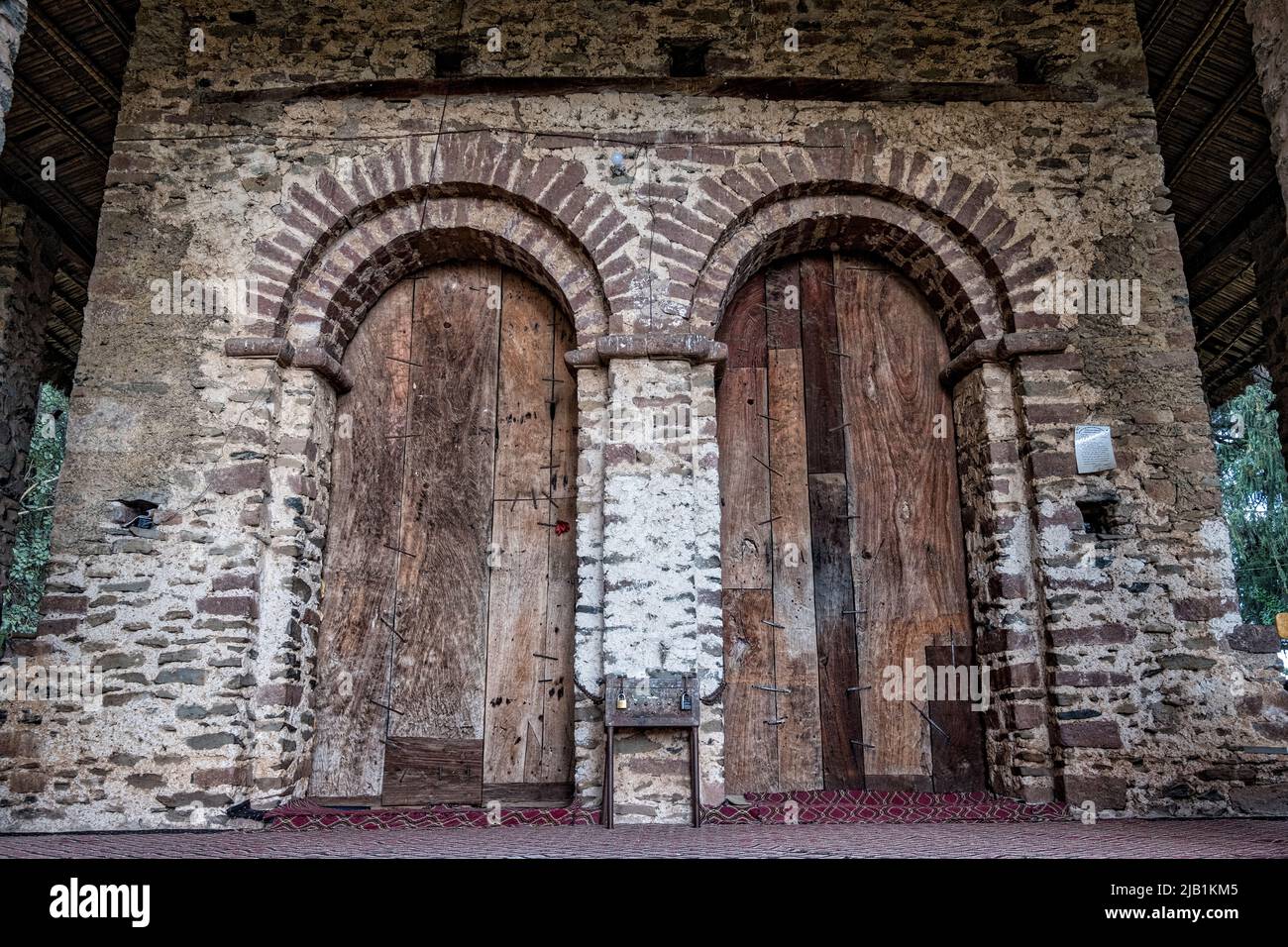 Debre Birhan Selassie Church, Gondar, Ethiopia, Africa Stock Photo - Alamy