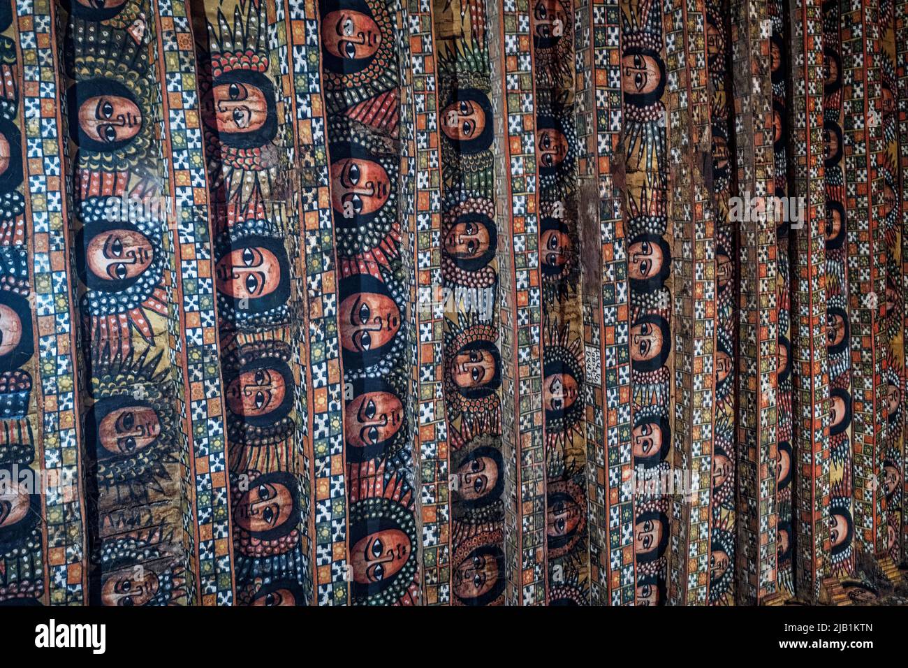 Debre Birhan Selassie Church, Gondar, Ethiopia, Africa Stock Photo - Alamy