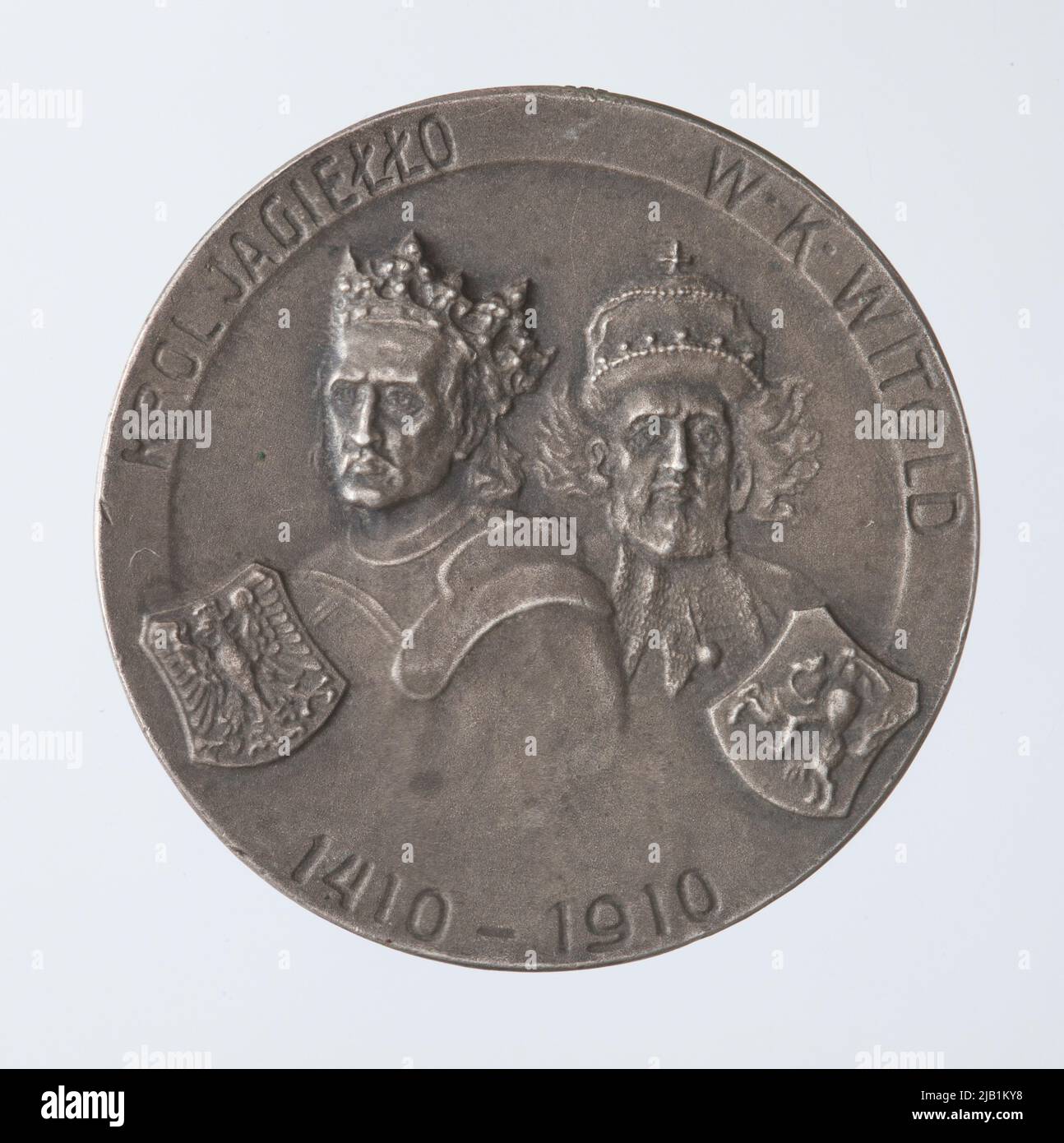 A medal commemorating the 500th anniversary of the Battle of Grunwald Czaplicki, Karol (Fl. 1900 ...
