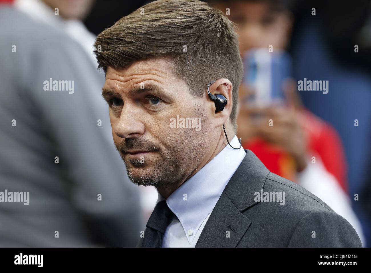 PARIS - Steven Gerrard during the UEFA Champions League final match ...