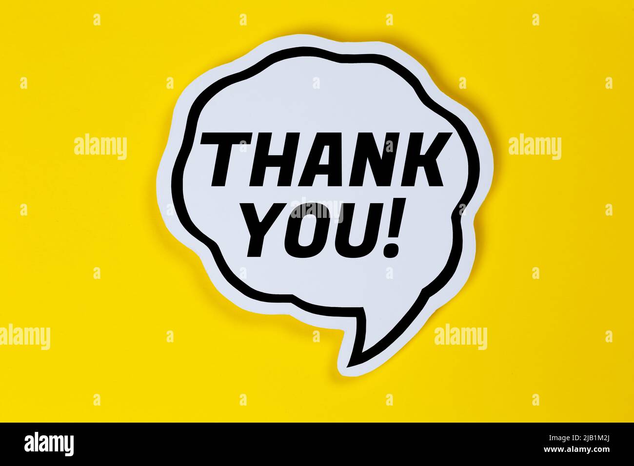 Thank you speech bubble communication concept talking saying talk say ...