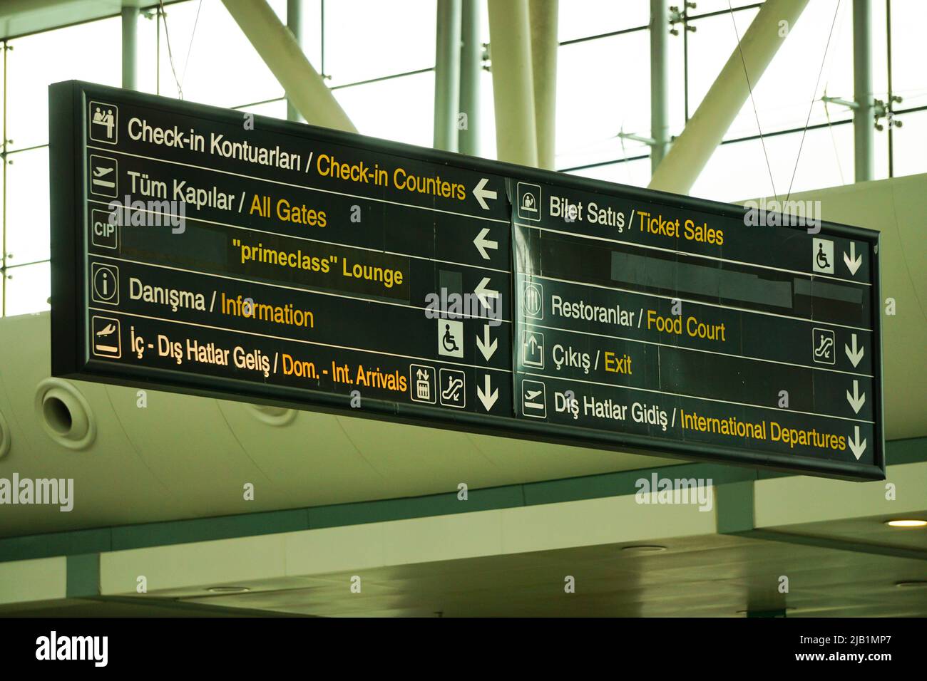 7 May 2022 Ankara Turkey. Esenboga airport in Ankara Turkey Stock Photo ...