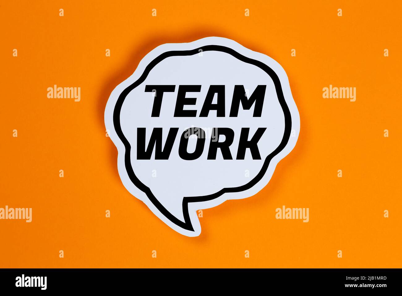 Teamwork team speech bubble communication concept talking saying talk ...