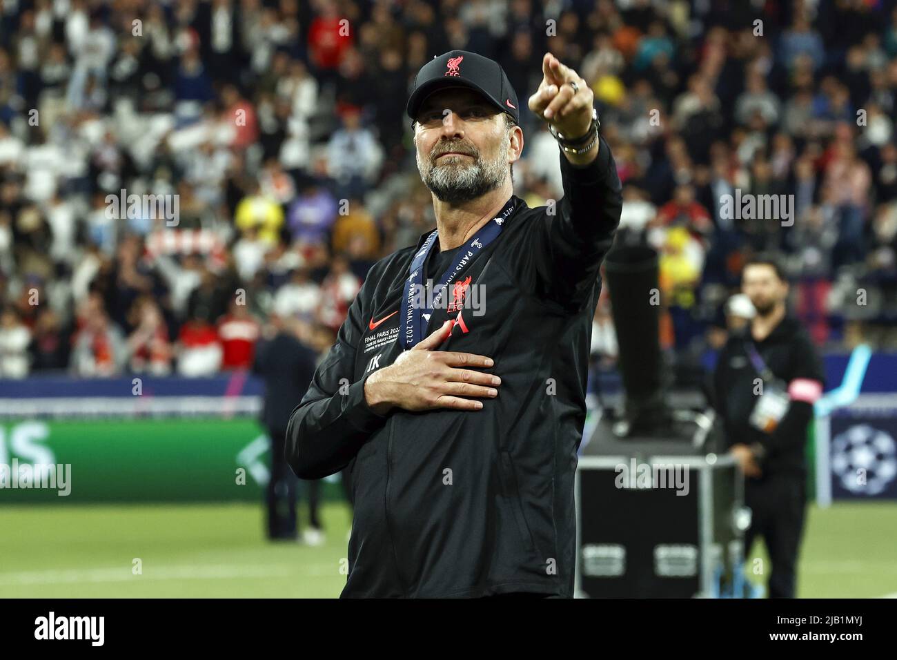 PARIS - Liverpool FC coach Jurgen Klopp during the UEFA Champions ...