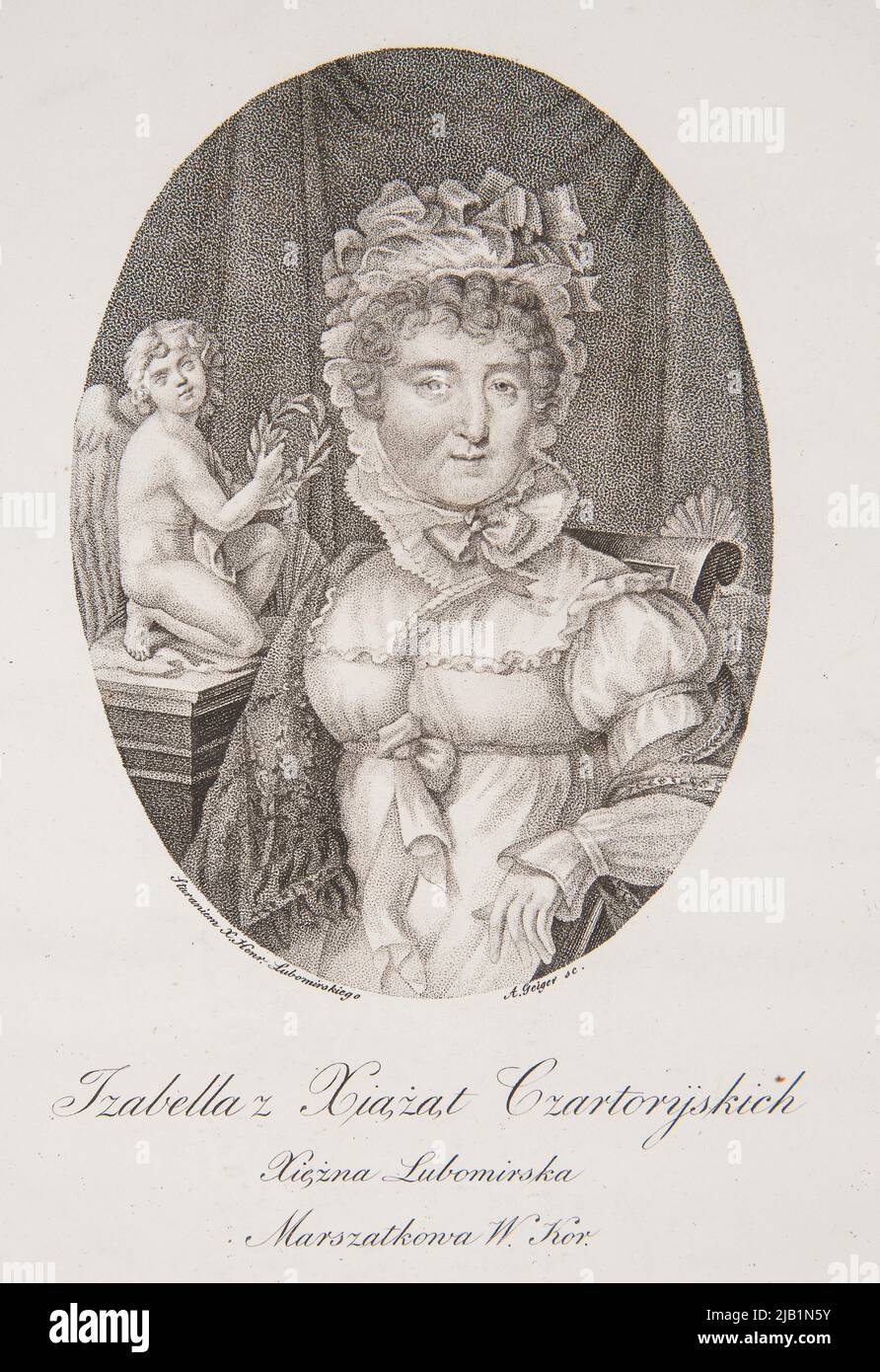 Izabela Née Czartoryski Lubomirska (1736 Warsaw 1816 Vienna) of the ...