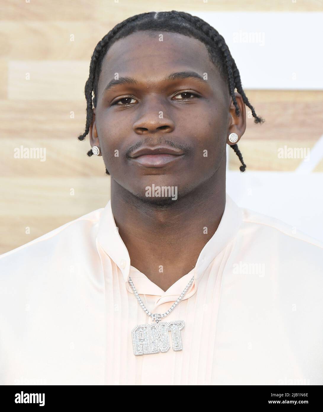 Anthony Edwards arrives at Netflix's HUSTLE Los Angeles Premiere held ...