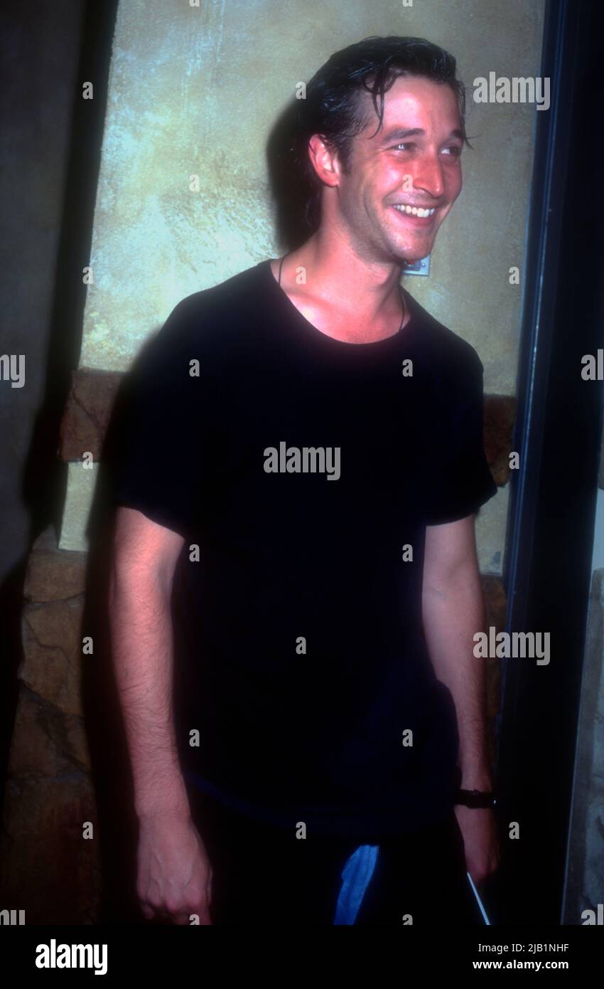 Universal City California Usa 15th June 1996 Actor Noah Wyle Attends Jurassic Park The Ride