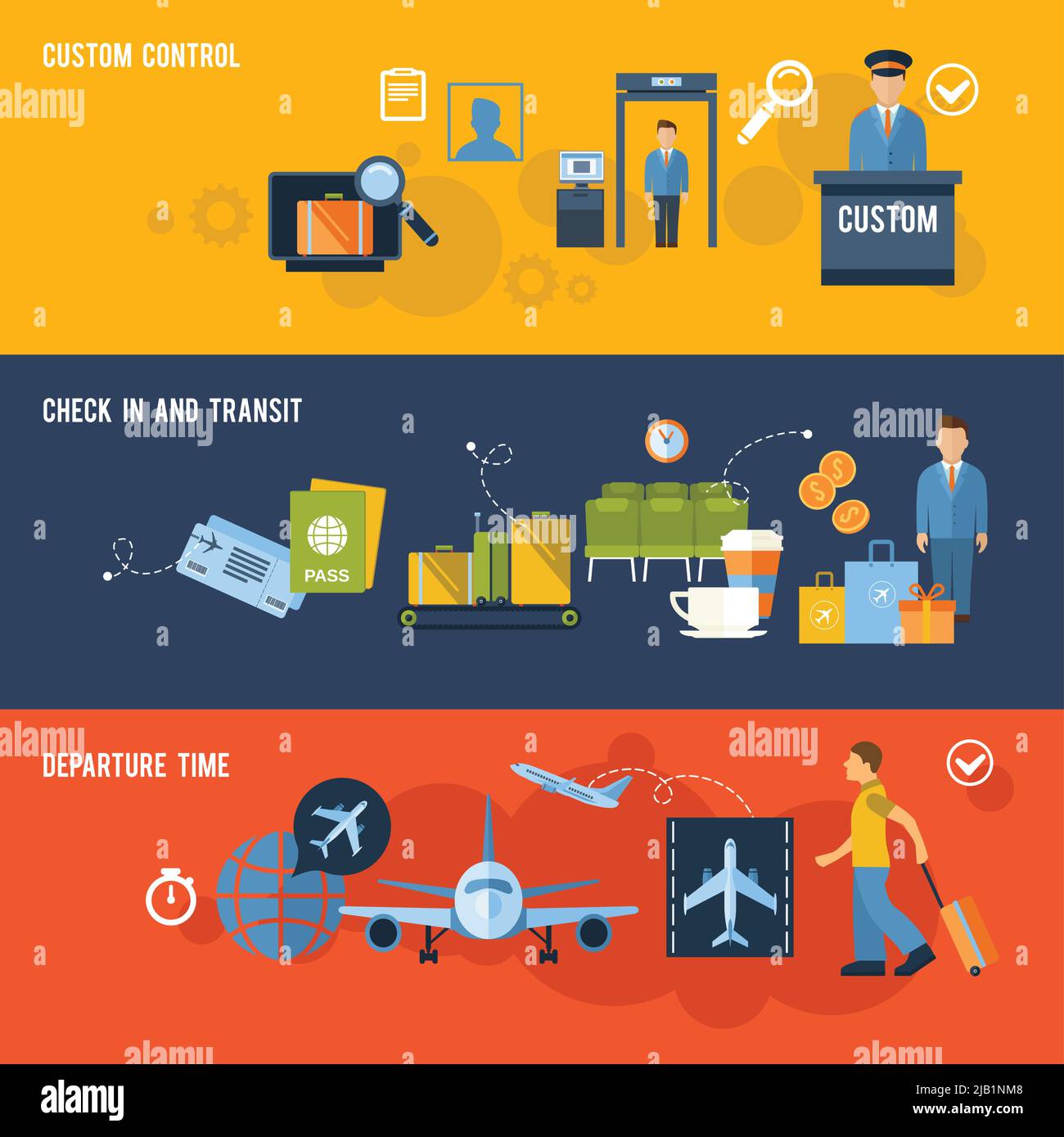 Transit lounge Stock Vector Images - Alamy