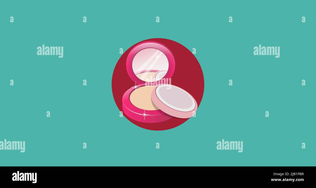 Compact powder illustration hi-res stock photography and images - Alamy