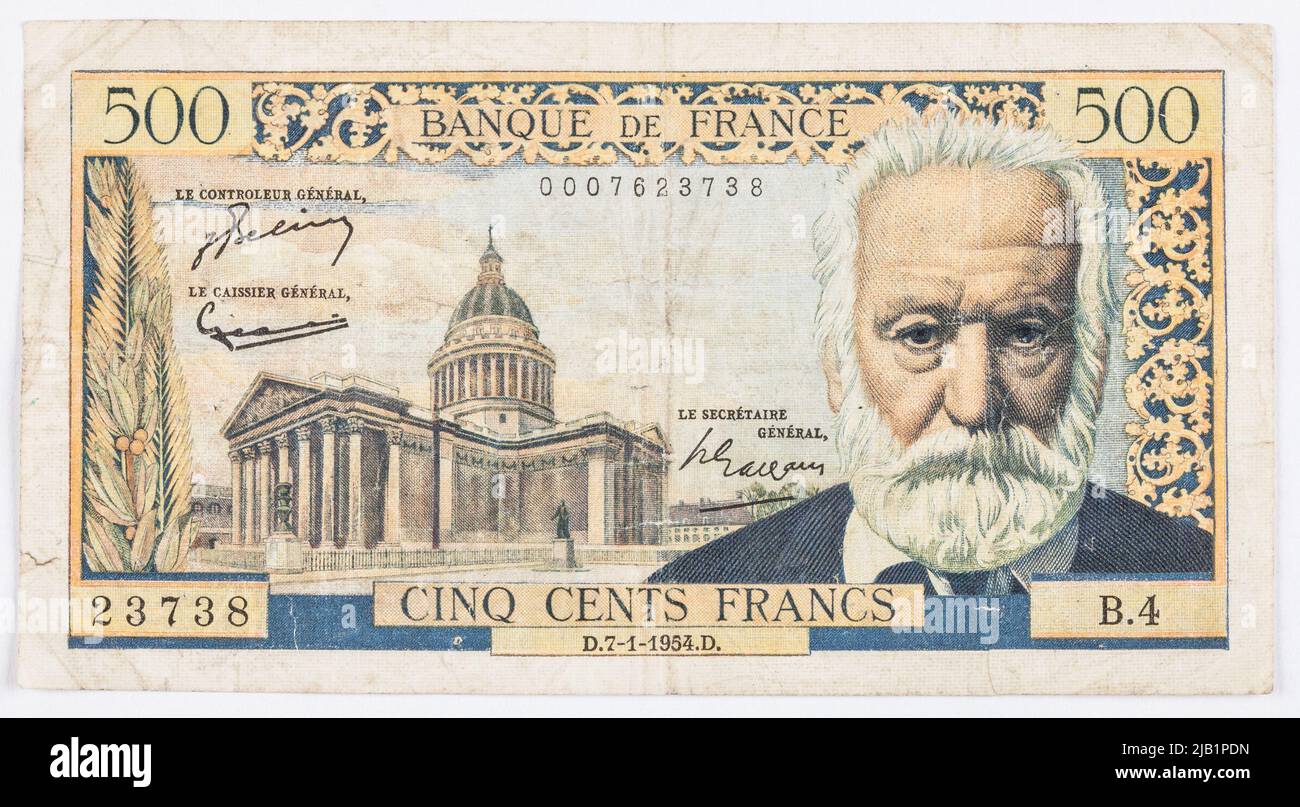 500 francs hi-res stock photography and images - Alamy