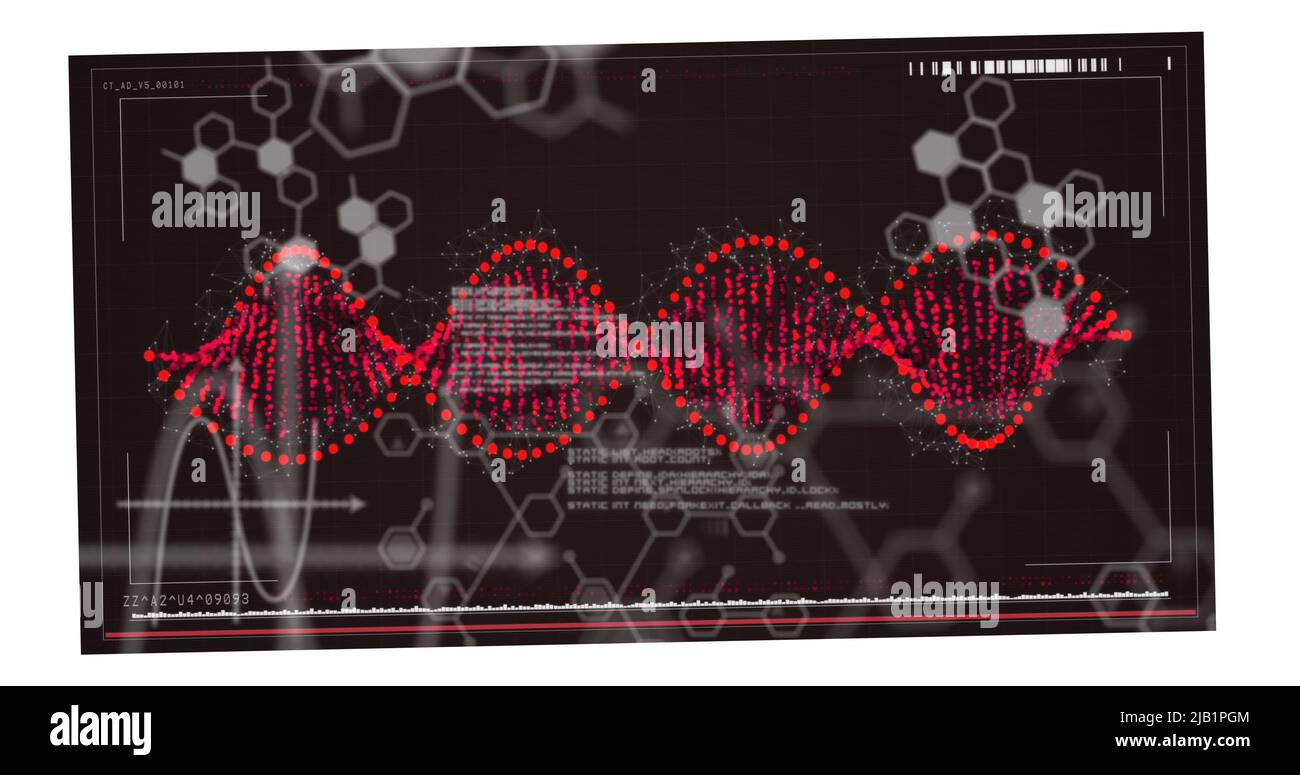 Dna strand processing scientific data hi-res stock photography and ...