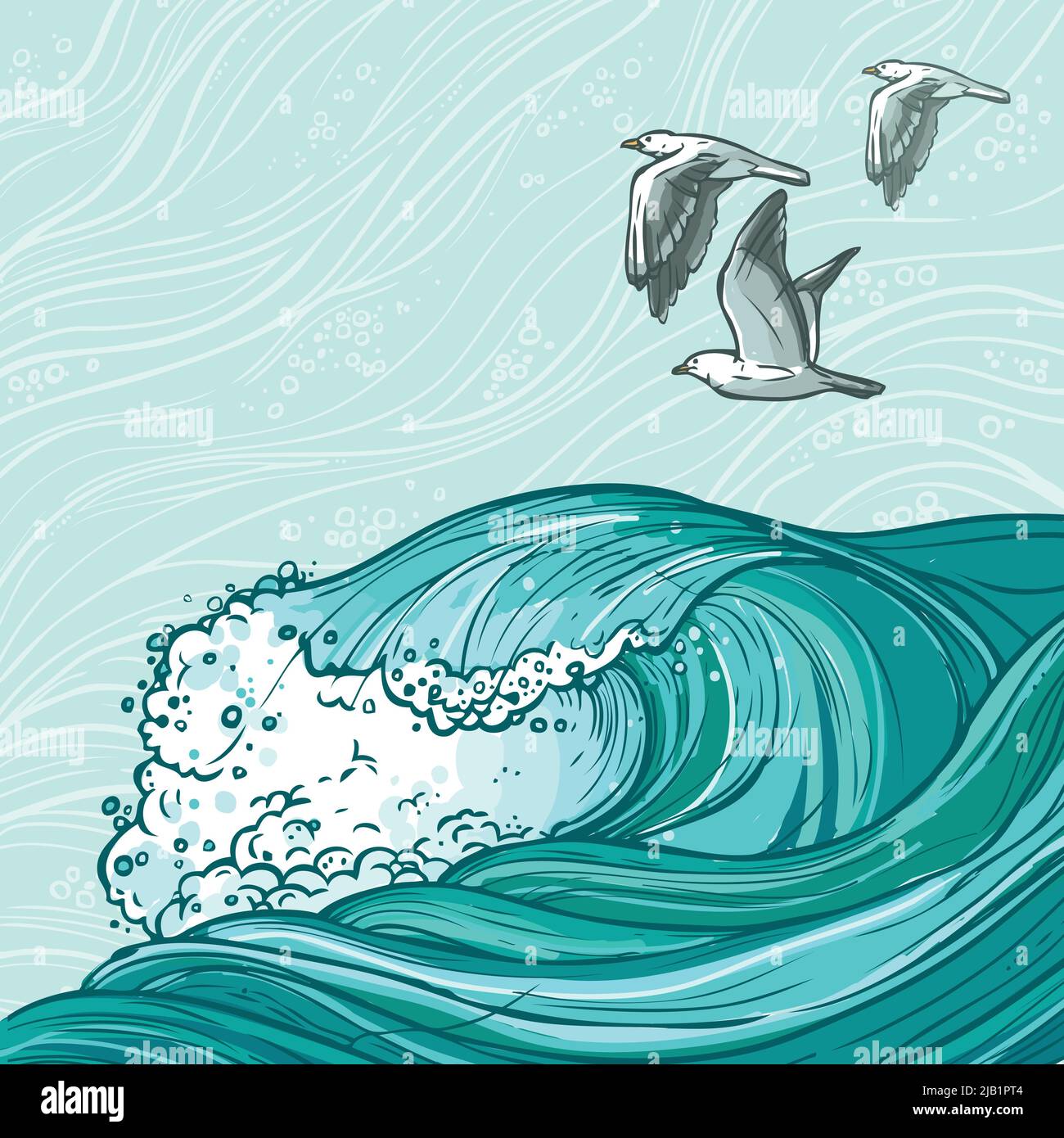 Flowing Water Drawing