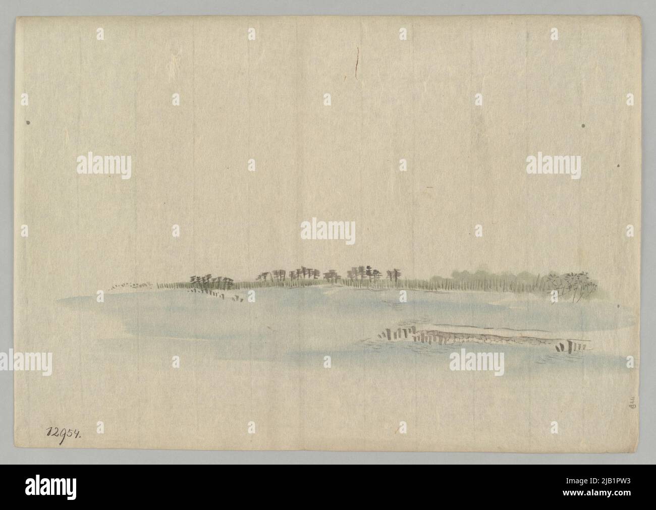 Landscape with water unknown Stock Photo - Alamy