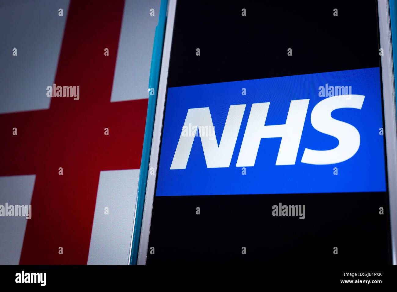 Kumamoto, JAPAN - Sep 6 2021 : NHS (National Health Service) logo on ...