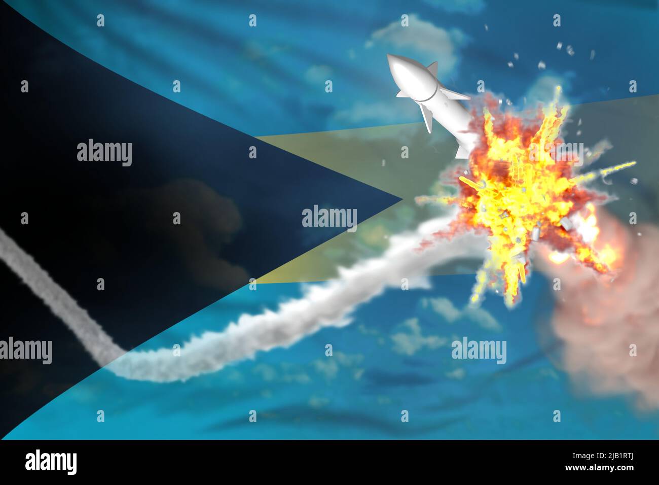 Bahamas intercepted supersonic warhead, modern antirocket destroys ...