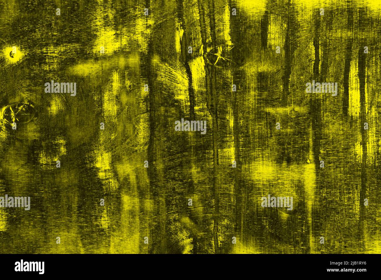 wonderful yellow old texture of wooden plate with many scratched spots ...