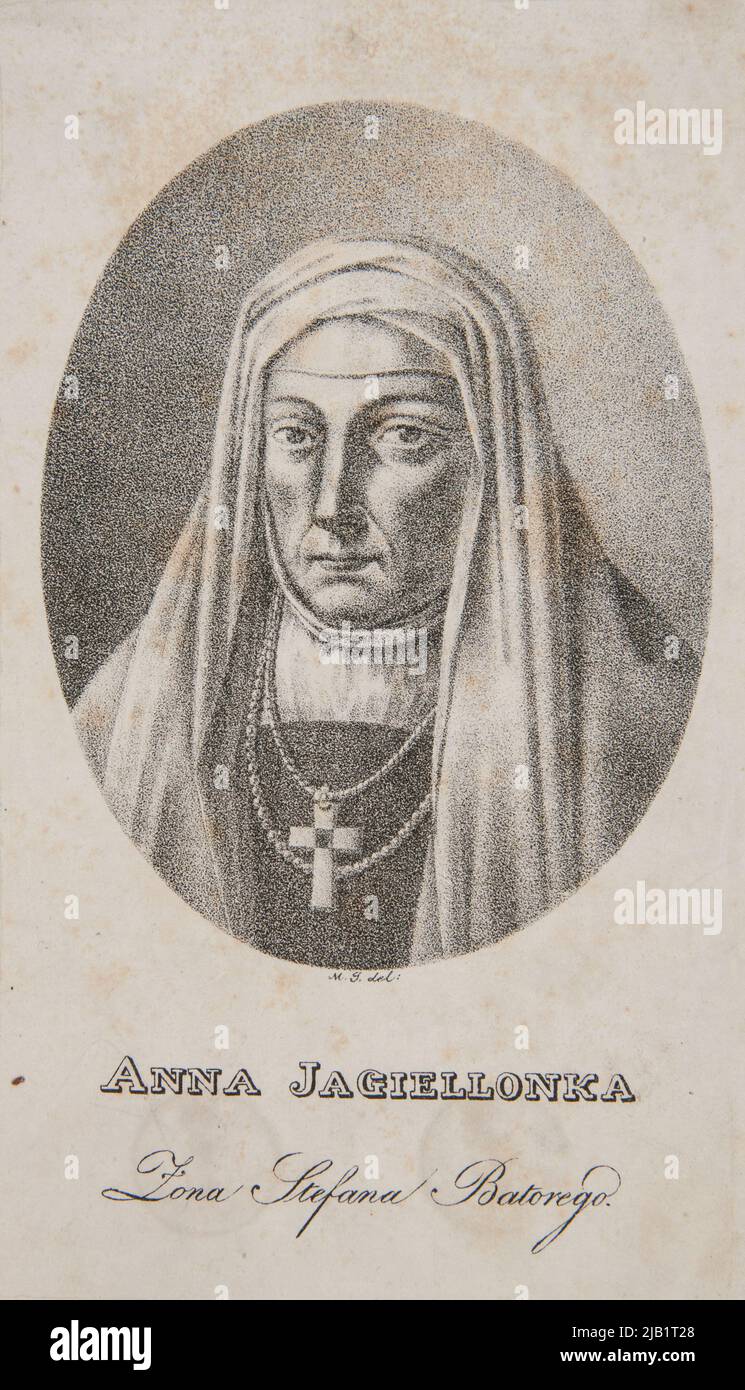 Anna Jagiellonka (1523 1596) Queen of Poland (Bust) unknown Stock Photo ...