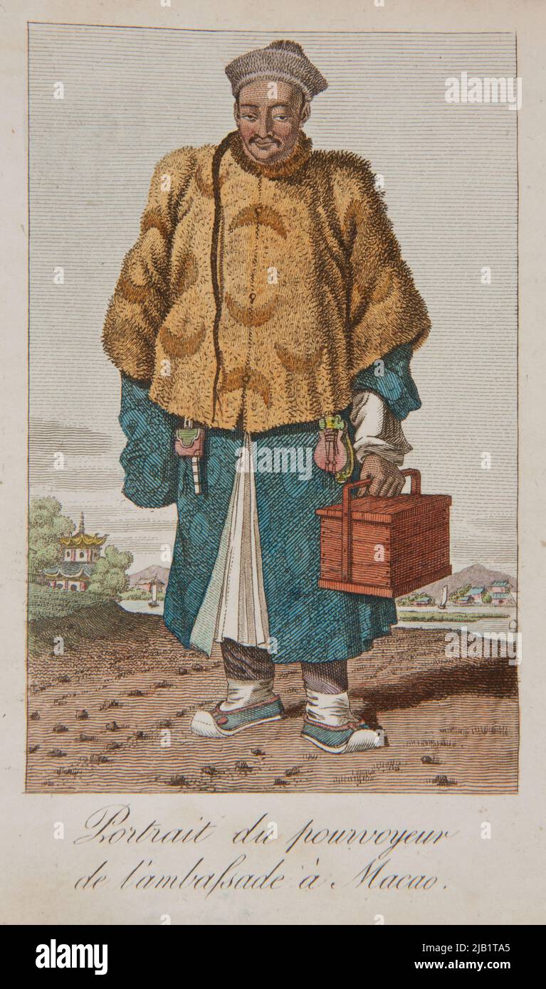 Costumes and views of China, T.I. Portrait of the provider of the ...