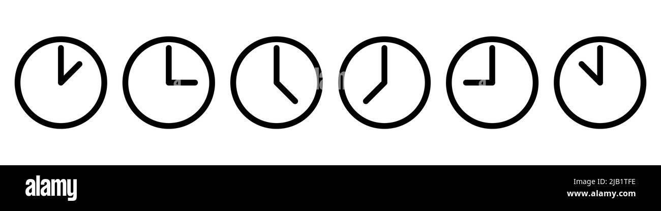 Timer icon symbol set simple design Stock Vector Image & Art - Alamy