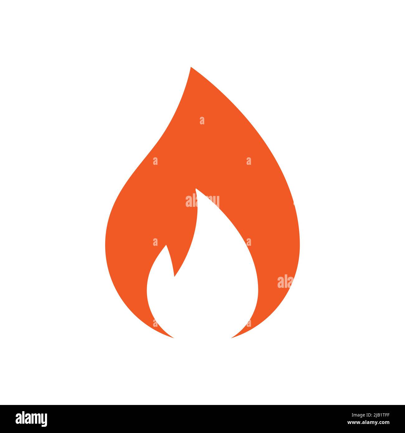 Fire icon symbol simple design Stock Vector Image & Art - Alamy