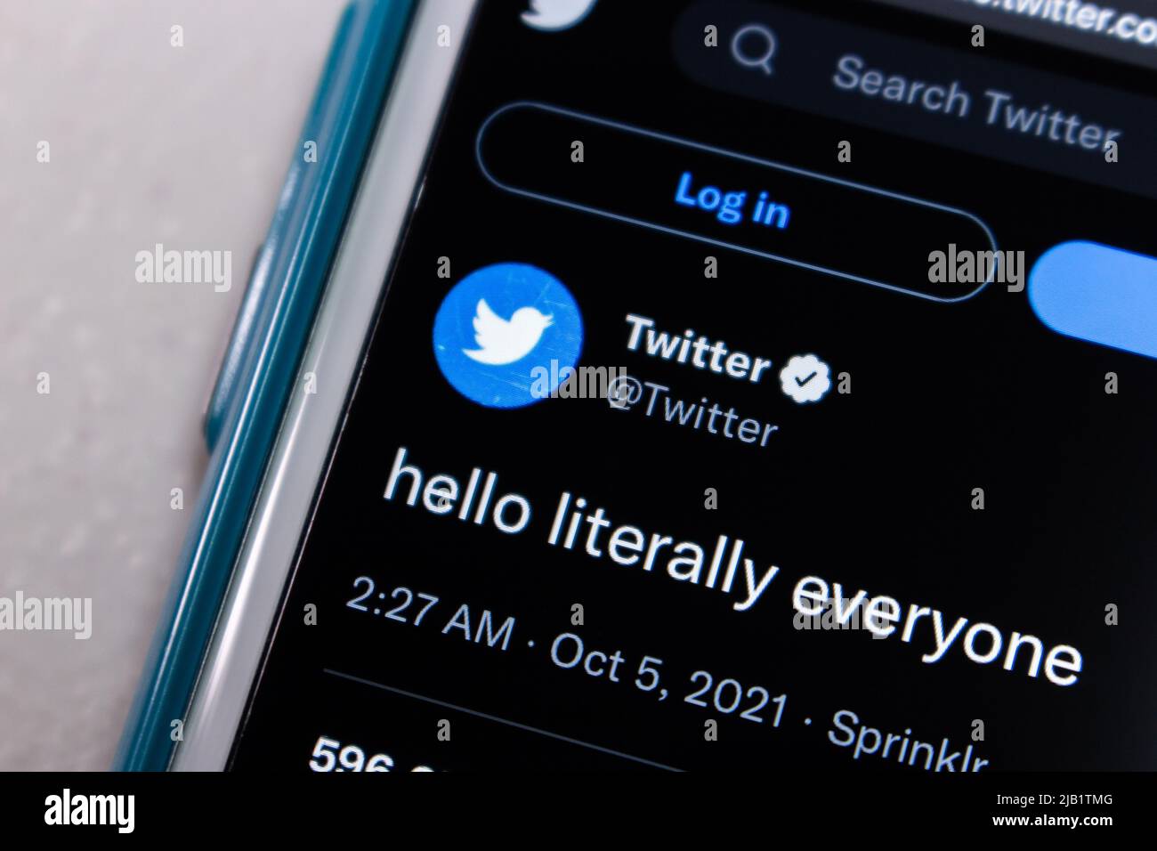 Hello literally everyone hi-res stock photography and images - Alamy