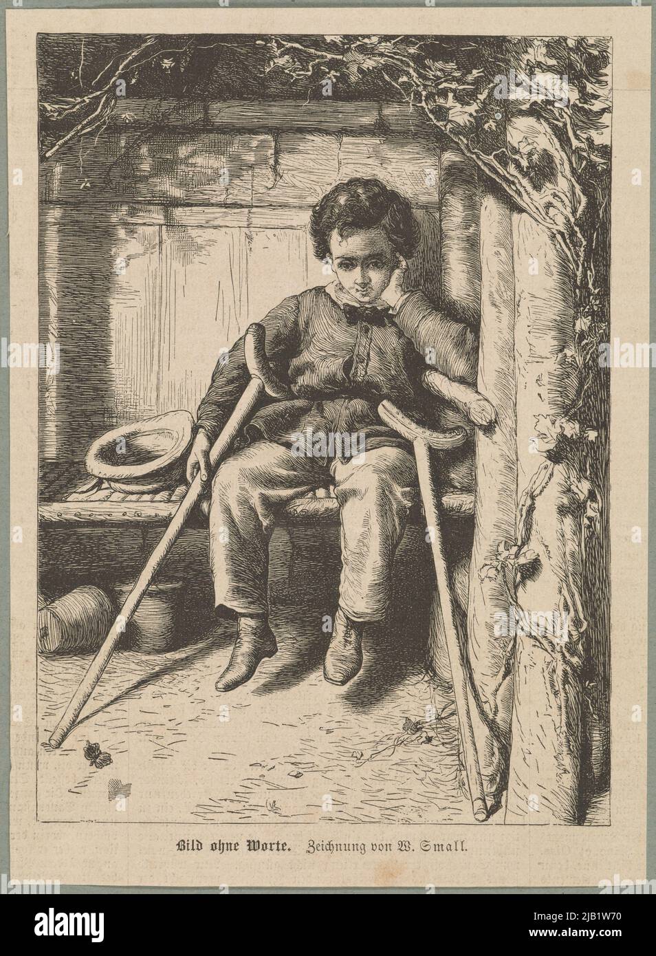 A child with balls according to the drawing of William Small. A clip ...