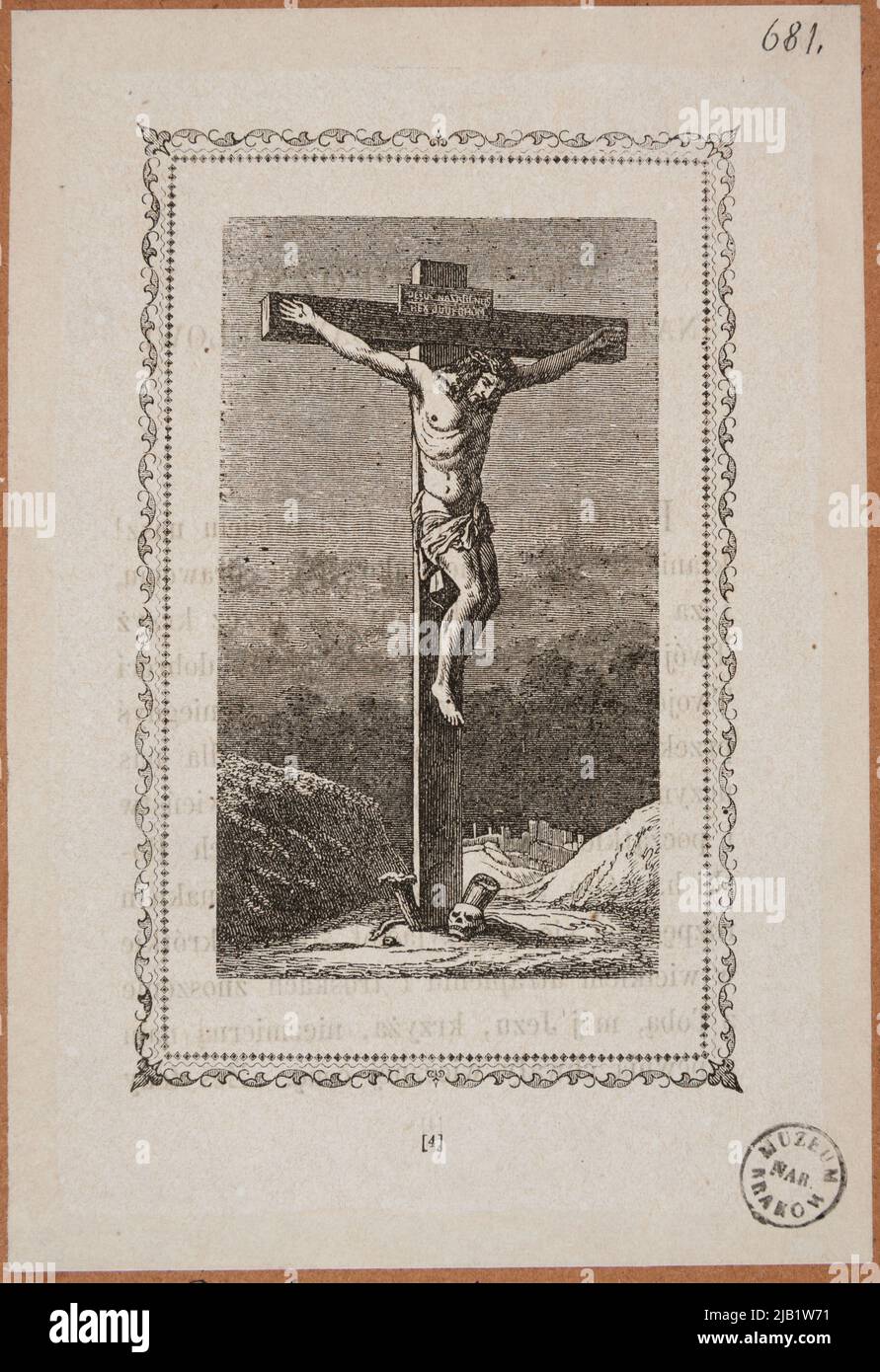 Jesus Christ on the cross unknown Stock Photo - Alamy