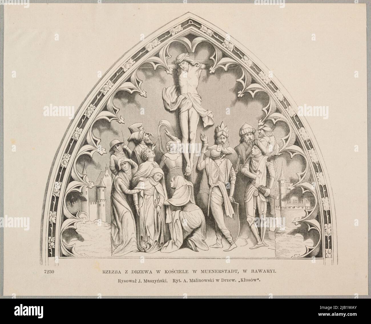 Jesus crucified woodcut hi-res stock photography and images - Alamy