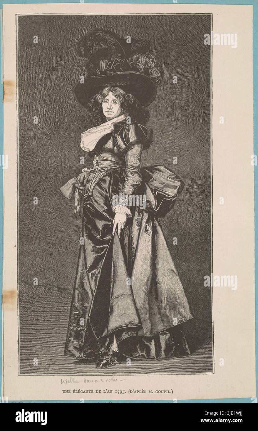 The elegant woman from 1795 according to Jiles A. Gapil. French ...