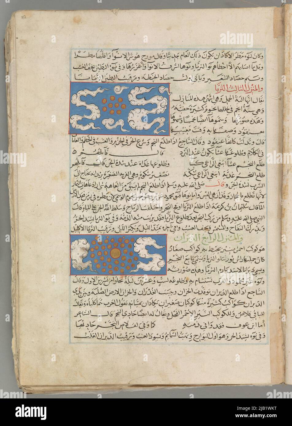 Arabic Manuscript, Illustrated with Miniatures of Various Formats ...