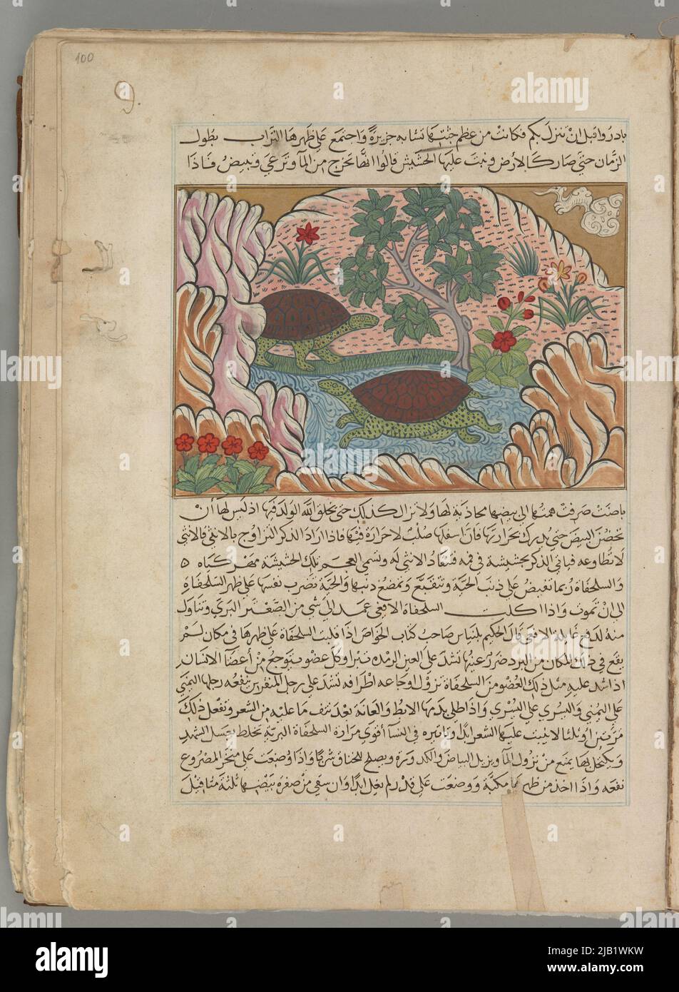Arabic Manuscript, Illustrated with Miniatures of Various Formats ...