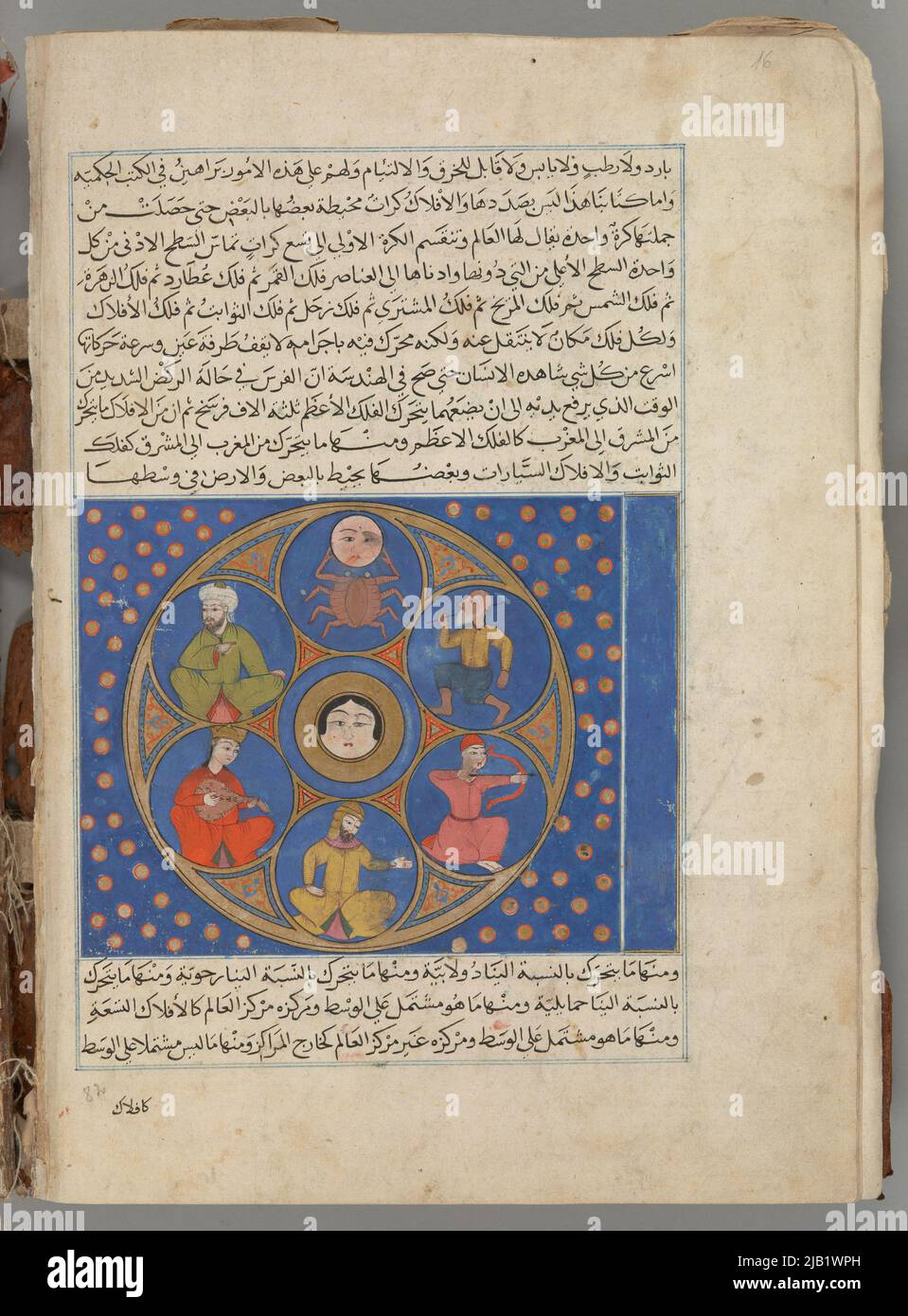 Arabic Manuscript, Illustrated with Miniatures of Various Formats ...