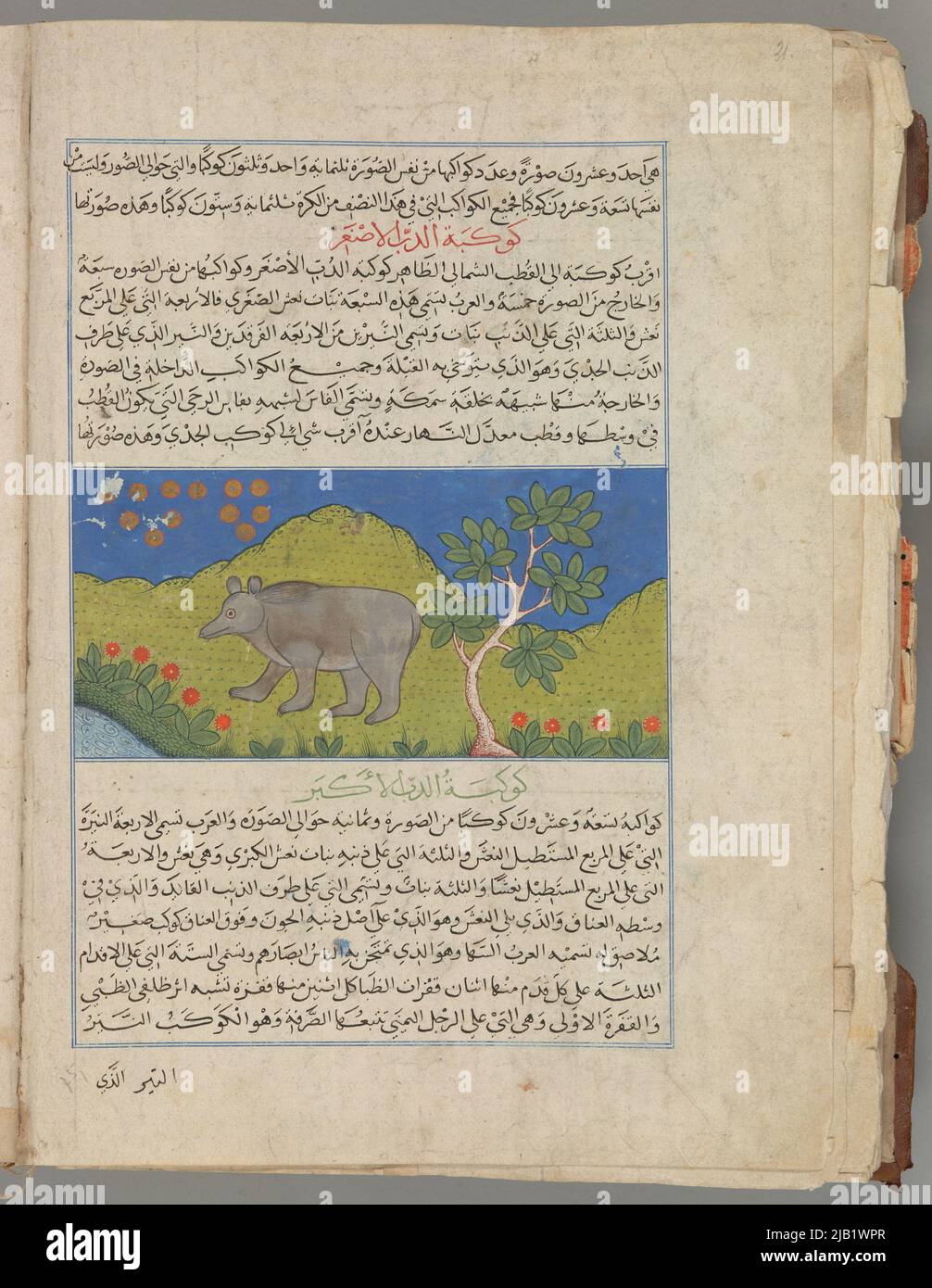 Arabic Manuscript, Illustrated with Miniatures of Various Formats ...