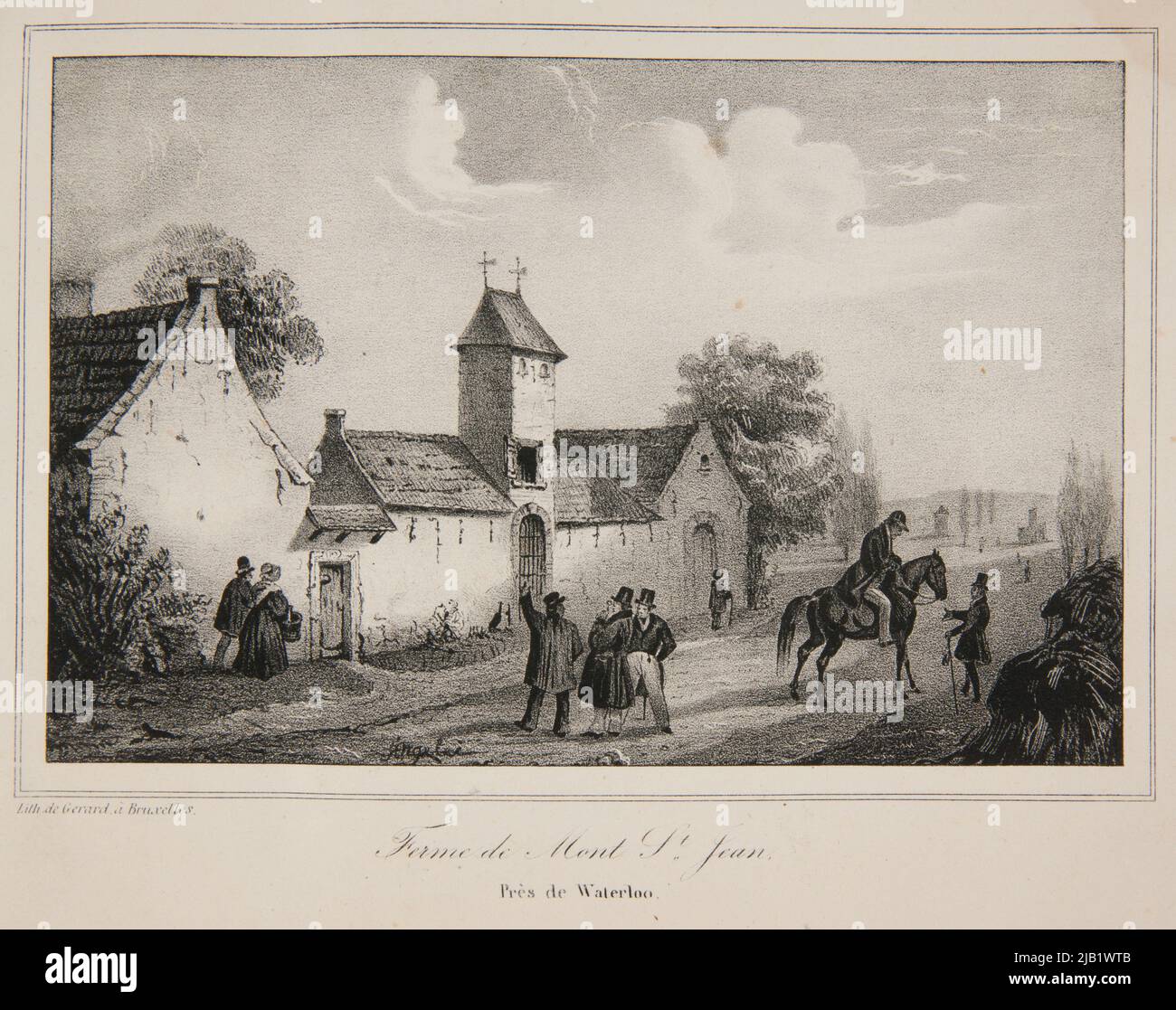 Farm of Mont St. Jean W: Collection of twelve views of Waterloo ...